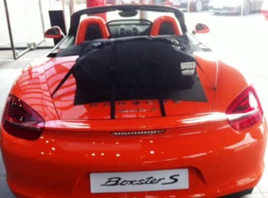 porsche-boxster-boot-rack - boot luggage racks for convertible cars